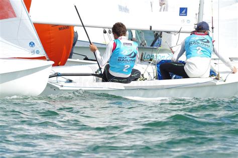 Bouvet And Mion Win Isaf Sailing World Cup Miami In 470 Class Editorial