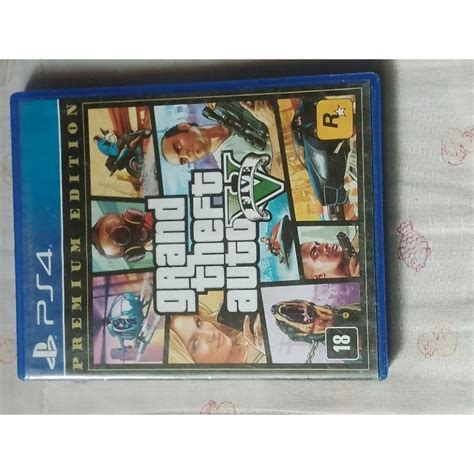 Grand Therf Auto Ps4 Usado Original Com Capa E Mapa Shopee Brasil