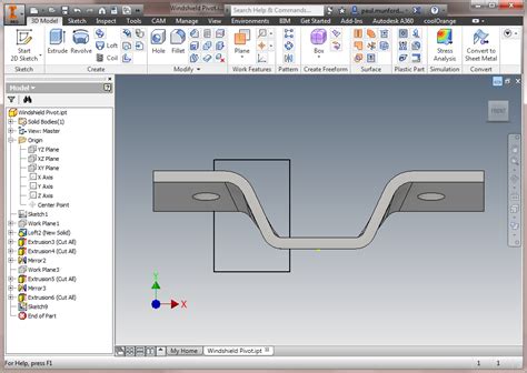solved inventor 2016 lofted flange won t play nice autodesk community