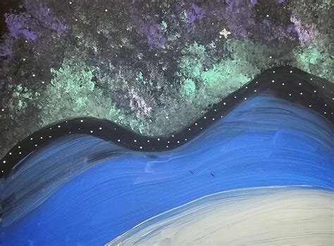 Space Mountain Painting By Vale Anoai Fine Art America