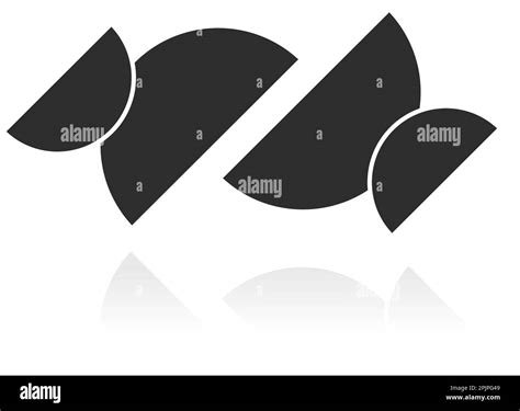 Cut Out Round Form Collage Concept Vector Rectangular Collage Mosaic