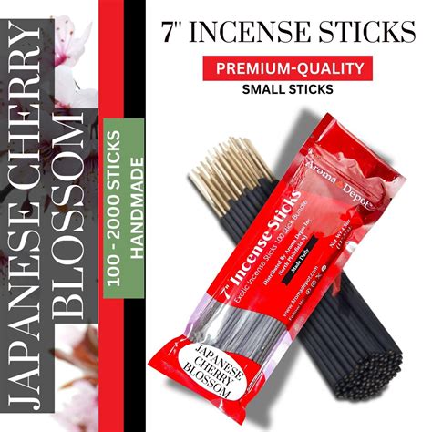 Japanese Cherry Blossom Incense Sticks 7 Bulk Wholesale Natural 100