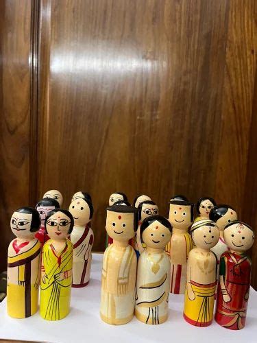 Couple Doll Set At ₹ 200set Wooden Doll In Chittoor Id 2855223008448