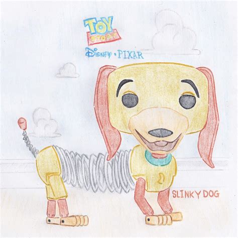 How To Draw Slinky Dog From Toy Story
