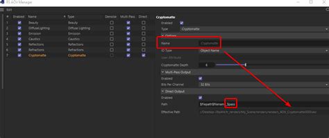 how to use redshift cryptomatte aovs with team render