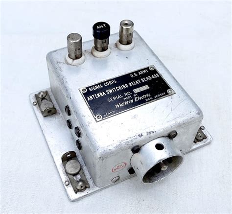 Antenna Switching Relay Bc Ar 408 Signal Corps Us Army Aircraft Scr 283