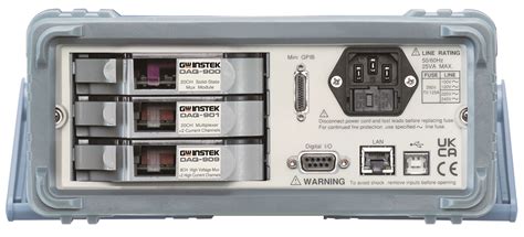 Gw Instek Daq 9600g Sistema De Adquisición De Datos Usb Lan Digital Io Y Opt Gpib
