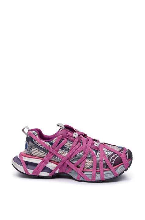 Azalea Wang Selie Purple Lace Up Sneaker Akira