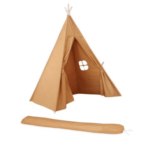 Gold Teepee Tent With Canvas Bag Sleepover Party Shop