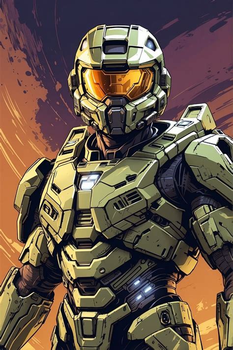 Midshot Halo Master Chief Wall Art Halo Poster