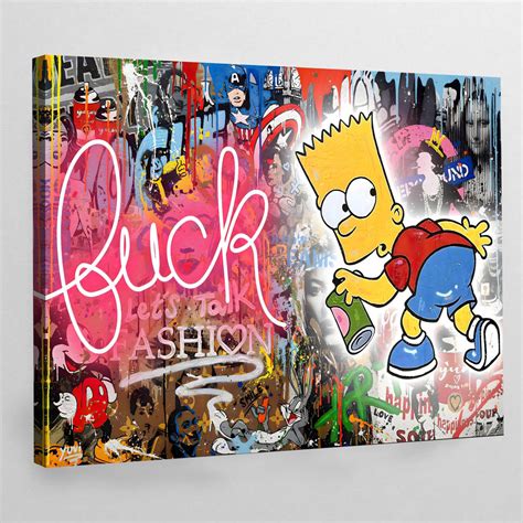 Graffiti Wall Art And Street Art Canvas Free Shipping The Trendy Art Tagged Pop Art