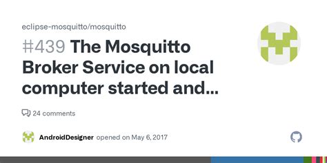 The Mosquitto Broker Service On Local Computer Started And Then Stopped Some Services Stop