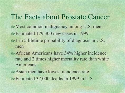 Seminar On Prostate Cancer And Awarenessppt
