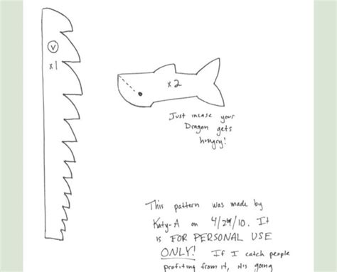 33 Toothless Dragon Sewing Pattern Meretheadeel