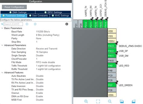Stm32l552xx Uart Not Able To Read Responses From B