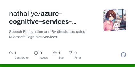 GitHub Nathallye Azure Cognitive Services Speech To Text Speech Recognition And Synthesis App