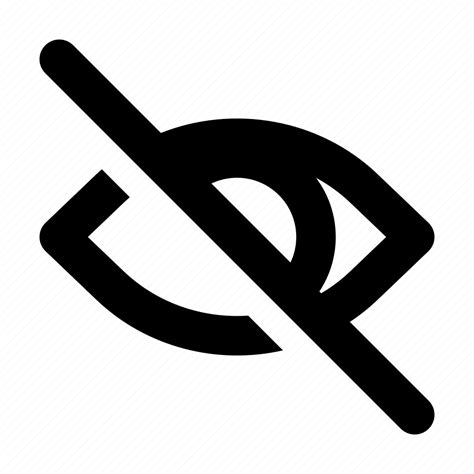 Hidden Eye Slash Password Show Icon Download On Iconfinder