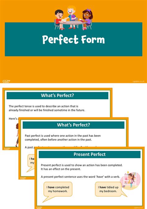 Perfect Form — Thats Perfect That Is Years 5 6 Cgp Plus
