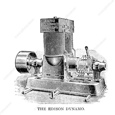 Edison Dynamo Illustration Stock Image F0424626 Science Photo Library