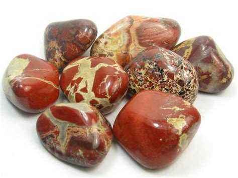 Brecciated Red Jasper Jasper Om Pendant Stone