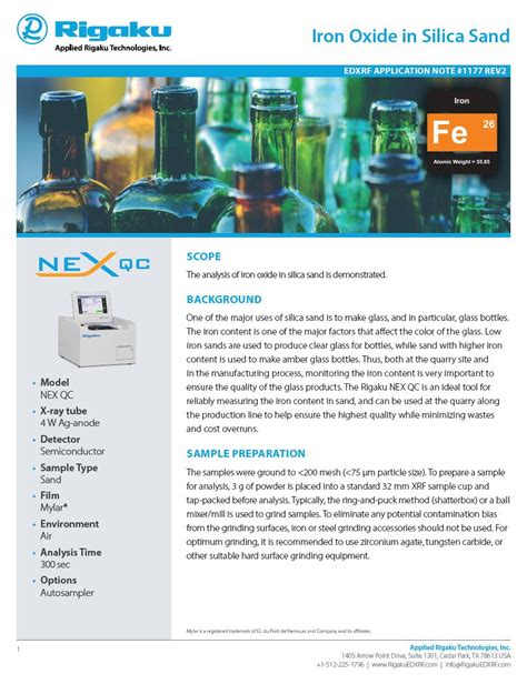 Elemental Analysis For Geological Applications By Edxrf Xrf Environmental Environmental