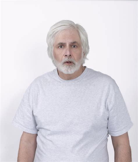 White Haired Elderly Person Exercising In The Park Early In The Morning Stock Image Image Of