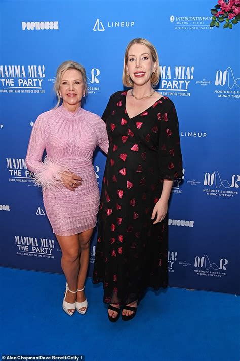 Pregnant Katherine Ryan 42 Stuns In A Heart Print Dress As She Joins