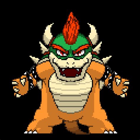 Bowser Pixel Art By Mrwhite1024 On Deviantart