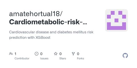 Github Amatehortual18cardiometabolic Risk Prediction With Machine