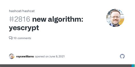 New Algorithm Yescrypt Issue Hashcat Hashcat GitHub