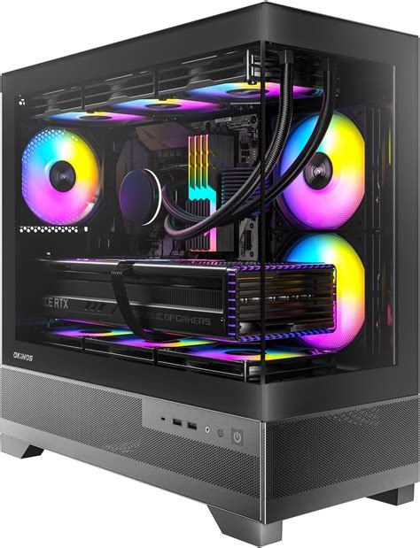 Montech Xr Atx Mid Tower Pc Gaming Case 3 X 120mm Argb
