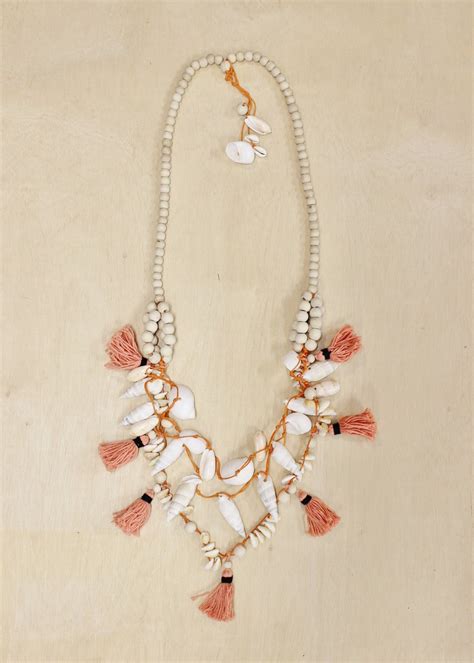 Cabana Shell Tassel Necklace Bali Queen