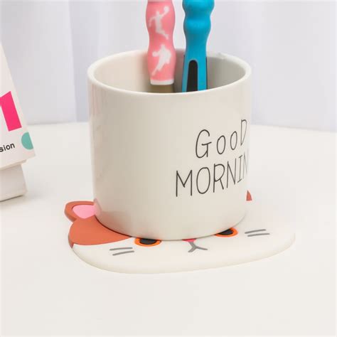 Kawaii Antislip Siliconen Cup Mat Hittebestendige Grandado