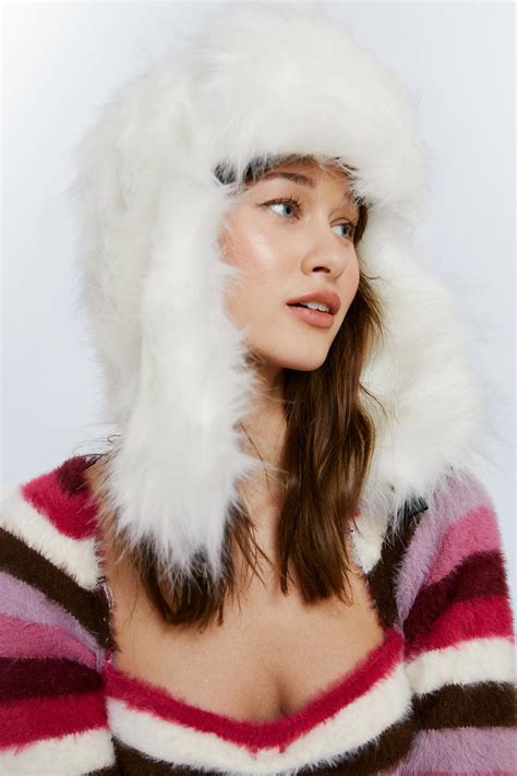 Faux Fur Oversized Trapper Hat Nasty Gal