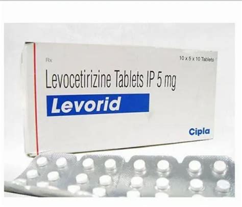 Levorid Levocetirizine Tablet For Personal 5 Mg At Rs 100stripe In