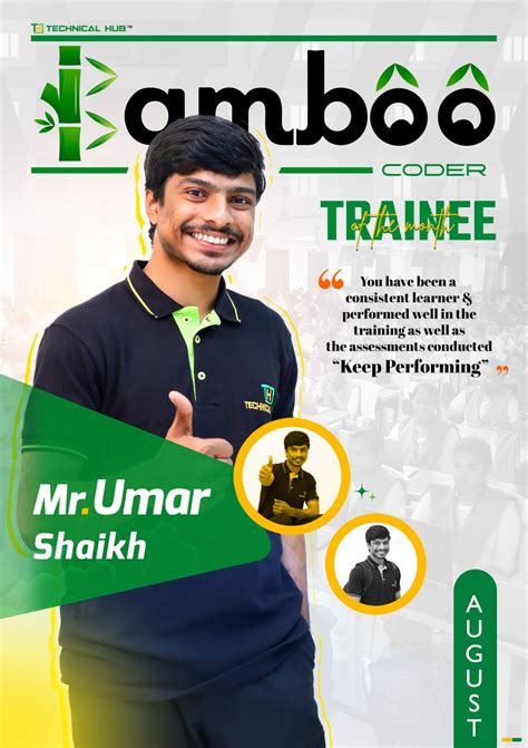 technical hub on linkedin successstory bamboocoder consistency