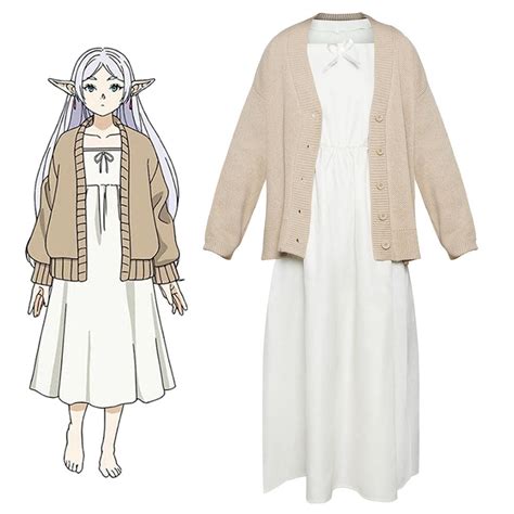 Anime Frieren Beyond Journeys End Costume Frieren Cosplay Sweater Fu