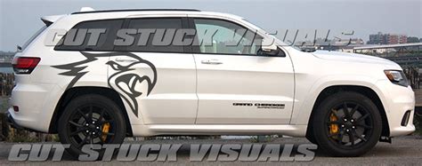 For Trackhawk Track Hawk Large Decal Cast Vinyl Kit Hellcat Graphics