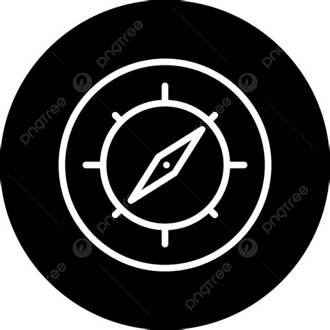 Abstract Compass Vector Art Png Compass Icon Isolated On Abstract