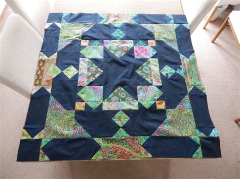 Colorful Quilt Made With Kaffe Fassett Fabrics