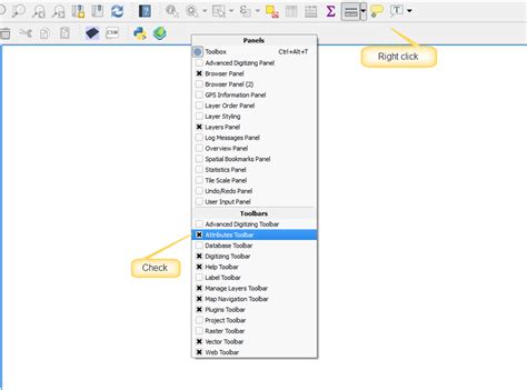 Measurements QGIS Measure Tool Window Has Disappeared Geographic Information Systems Stack