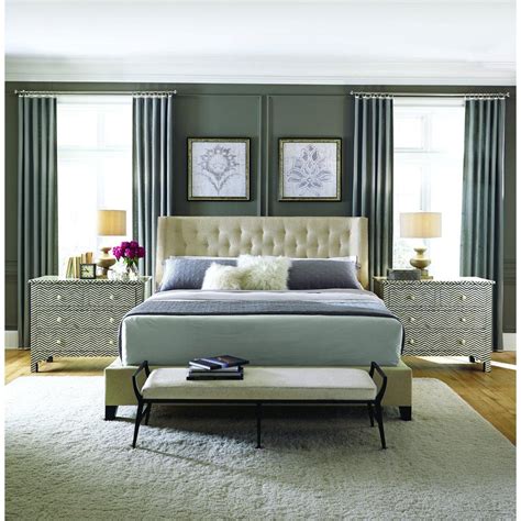 Interiors Maxime Wing Bed 57 5 Bernhardt Home Elegance Usa