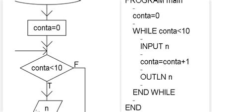 Ciclo While Diagrammi Di Flusso Il Ciclo While Algobuild