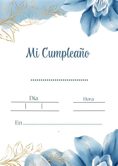 Te Invito A Mi Cumple Invitaciones Diseño De Tarjeta De Invitación
