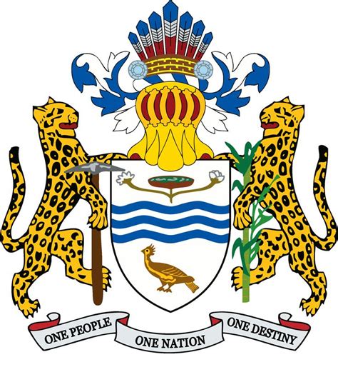 Coat Of Arms Of Guyana 2323×2555 Coat Of Arms National Symbols