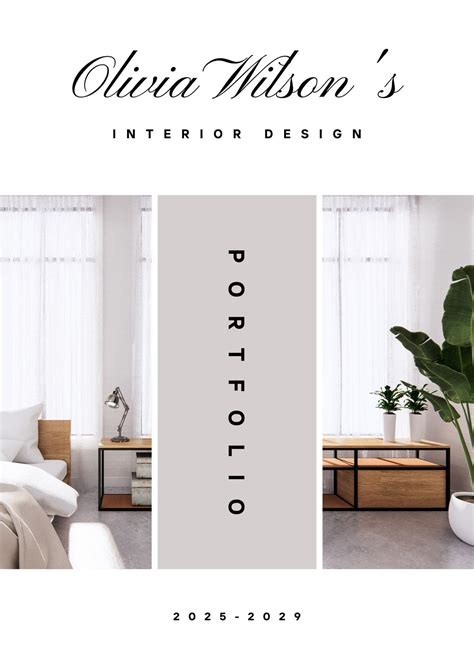 Interior Design Cover Page