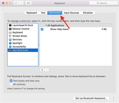 macos how to create your own keyboard shortcuts