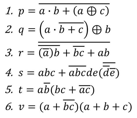 Solved p ab ac q ab c br aˉ b bc abs abc abcde dˉeˉ t Chegg com