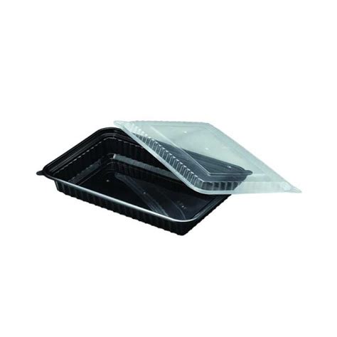 Black Rectangular Container Maxiplast Usa