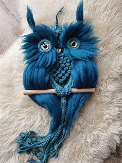 How To Make A Macrame Owl With Felting Wool Tutorial Step By Step Artofit